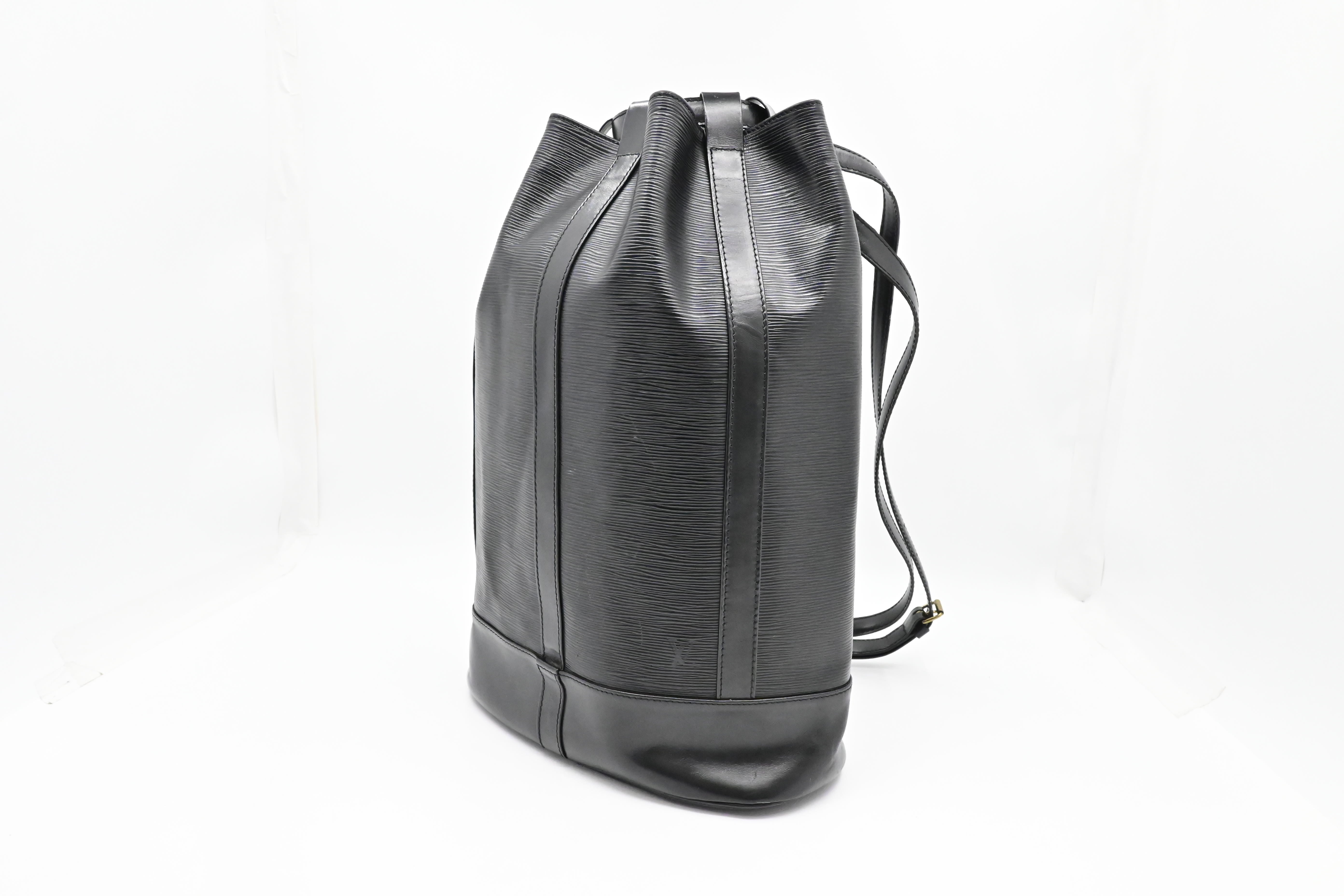 Louis Vuitton Randonnee GM in Black Epi Leather – Weekly Lux Drop