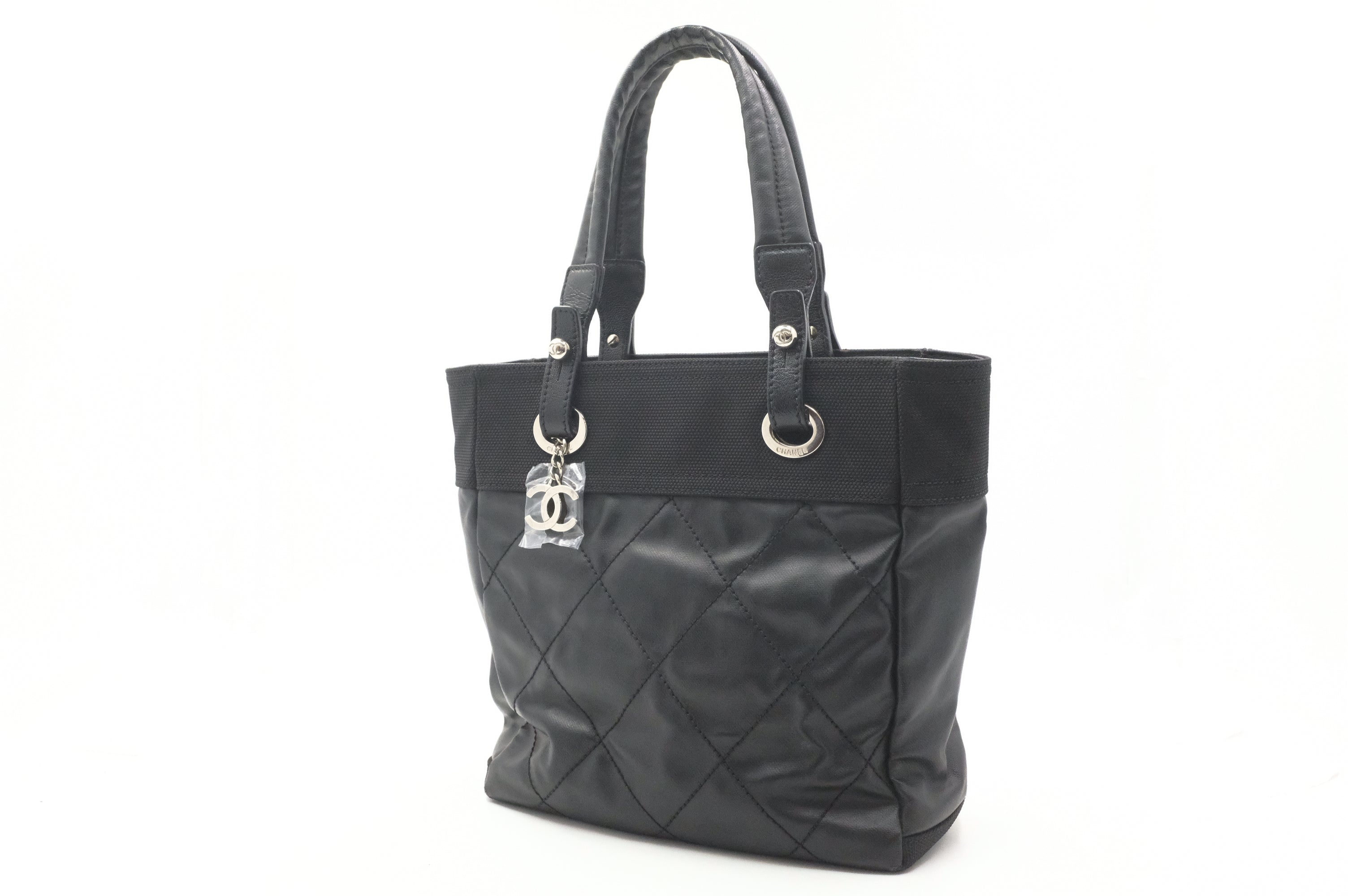 Chanel Paris Biarritz Tote Bag in Black Mattelassé Leather – Weekly Lux ...