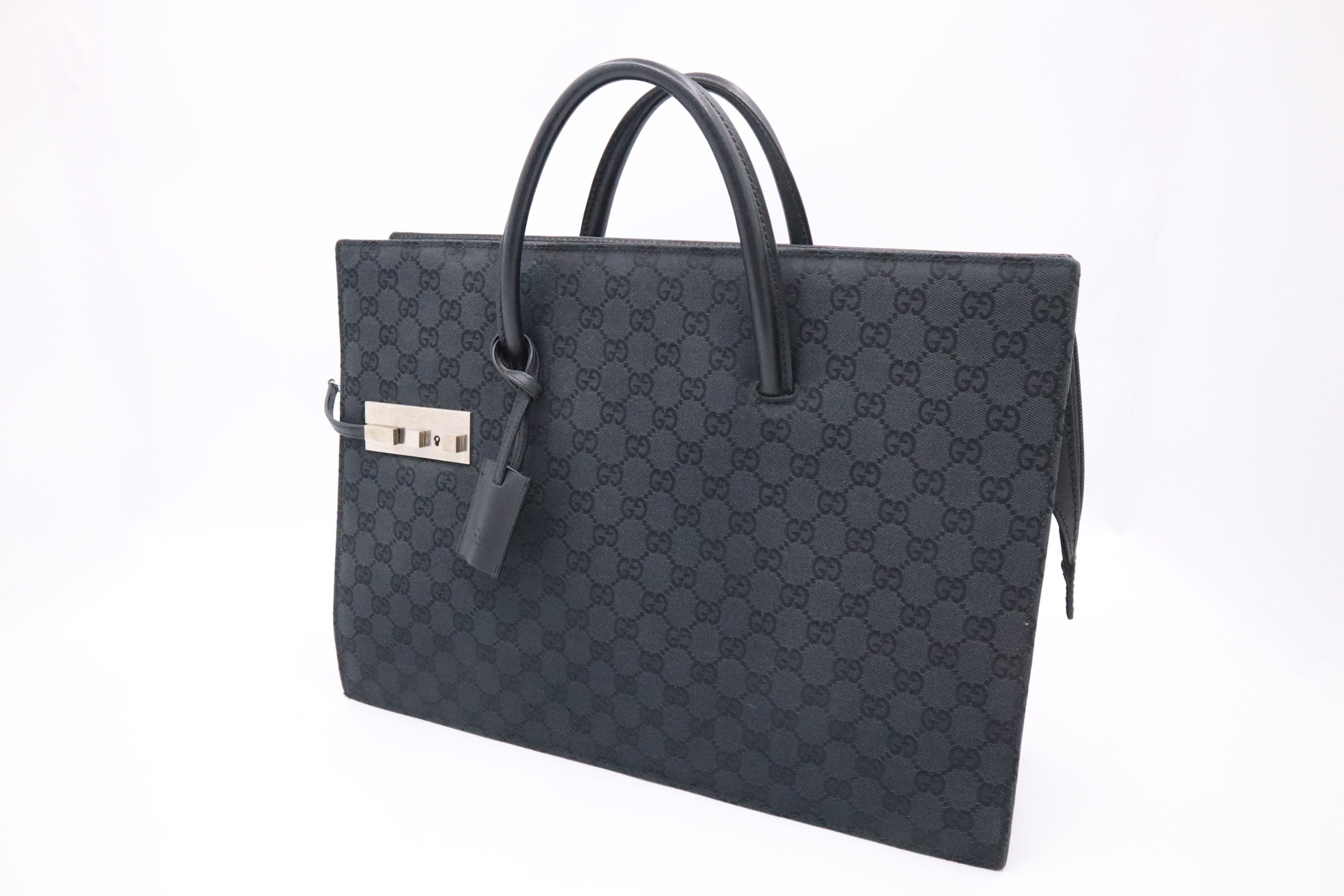 Gucci Business Bag in Black GG Canvas – Weekly Lux Drop